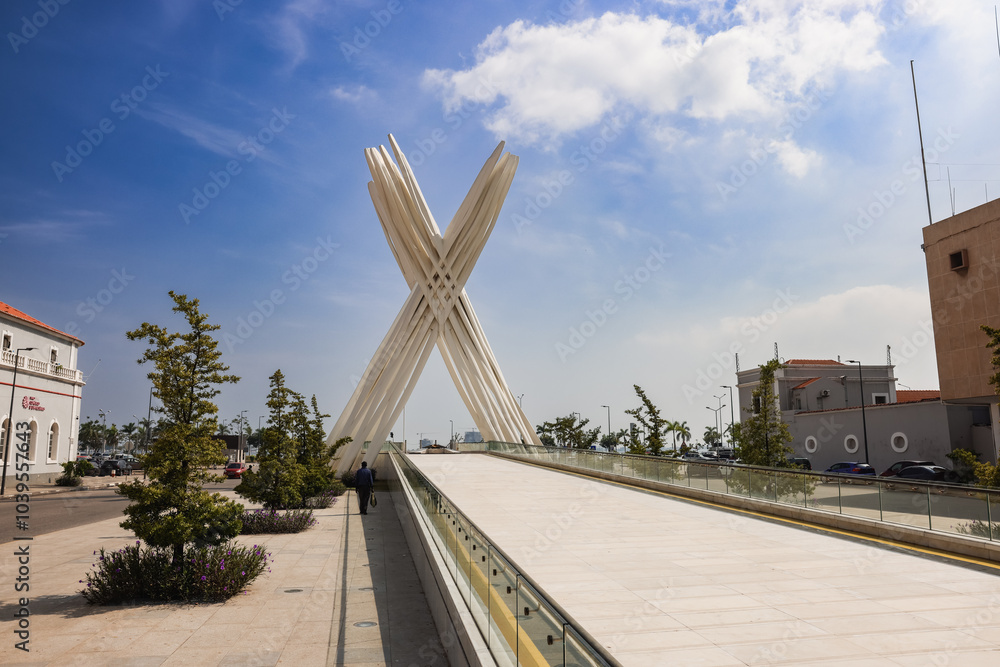Luanda, Angola - May 17, 2024: Modern architectural landmark in Luanda ...