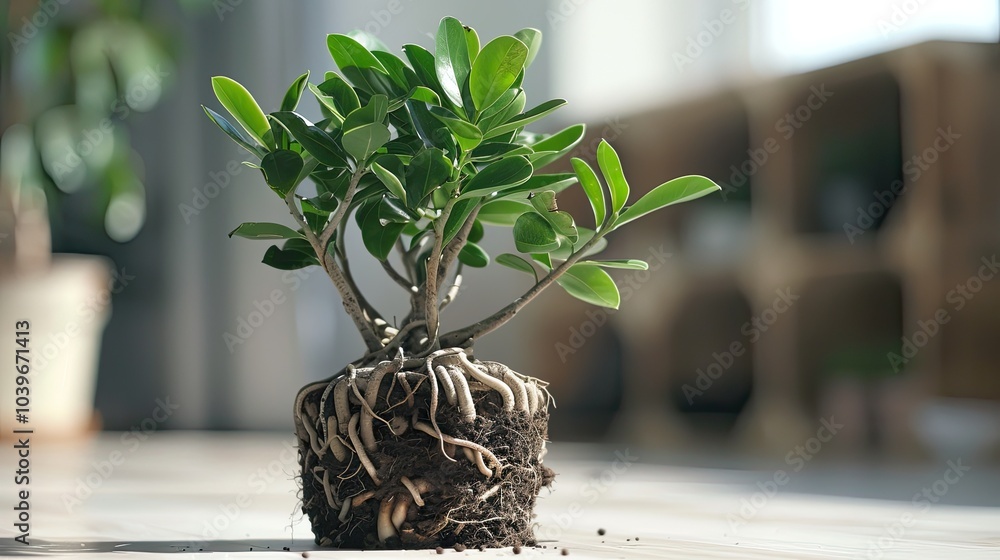 ZZ plant Zamioculcas zamiifolia roots House plant Root system Repotting ...