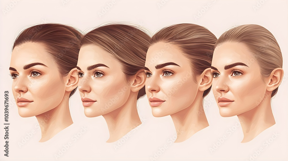 Botox treatment process infographic, focusing on wrinkle smoothing and ...