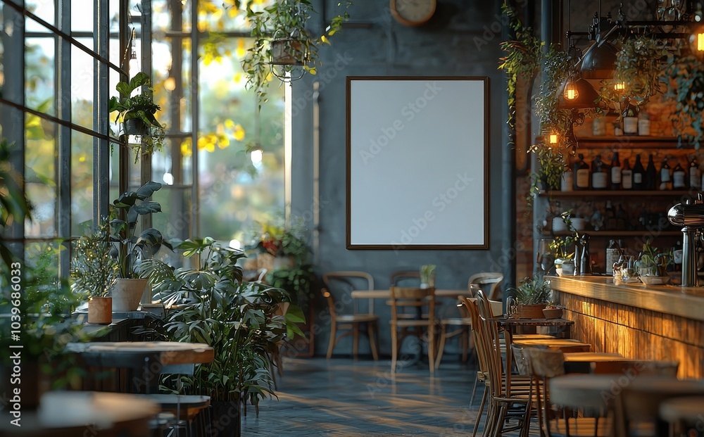 Display mock-up billboards or white promotion posters on the front of ...