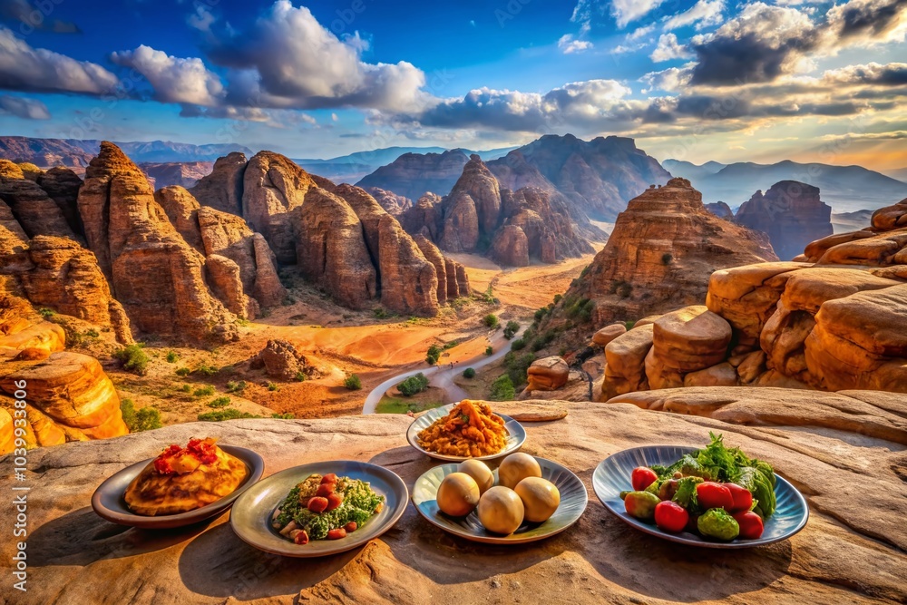 Dystopian Martian Landscape in Petra, Jordan - Unique Rock Formations ...