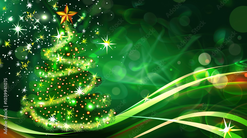 Christmas Tree Background - a magical and festive sight. This ...