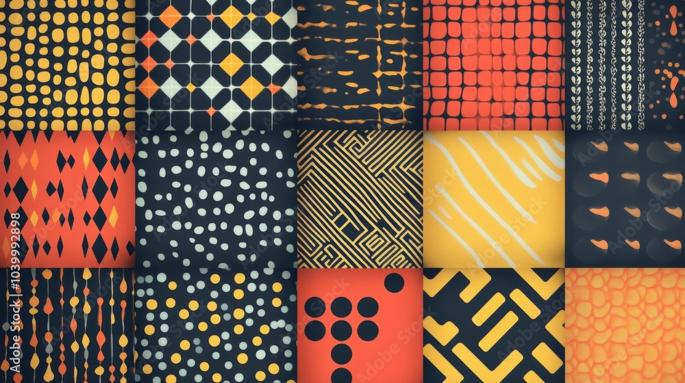 A free graphic design resource pack, including digital patterns ...