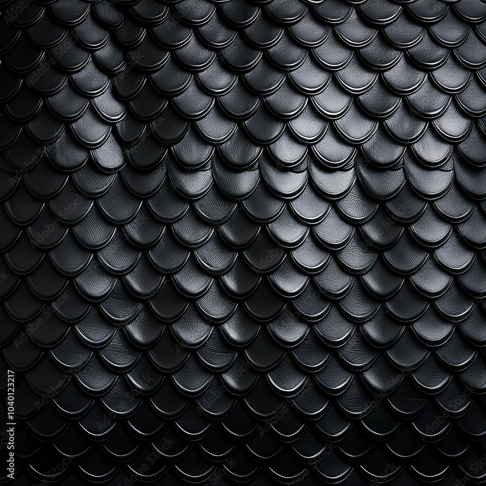 black leather scales of dragon skin texture background seamless pattern ...