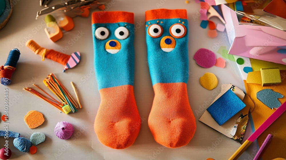 Create adorable and colorful sock puppets with this easy DIY craft ...