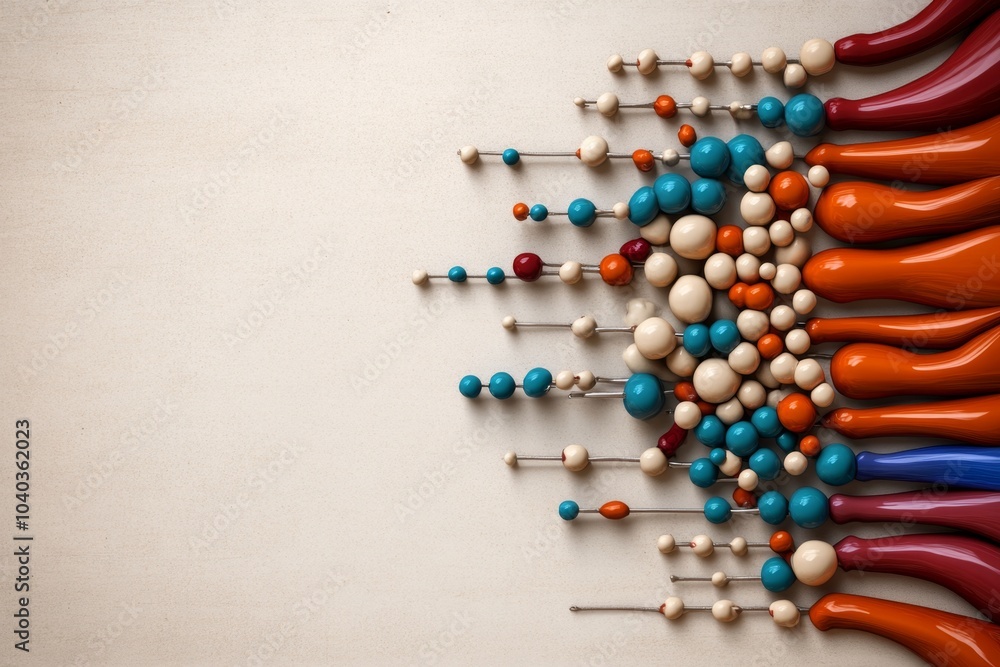 Retro-style diagram of a human cell membrane, with old-fashioned ...