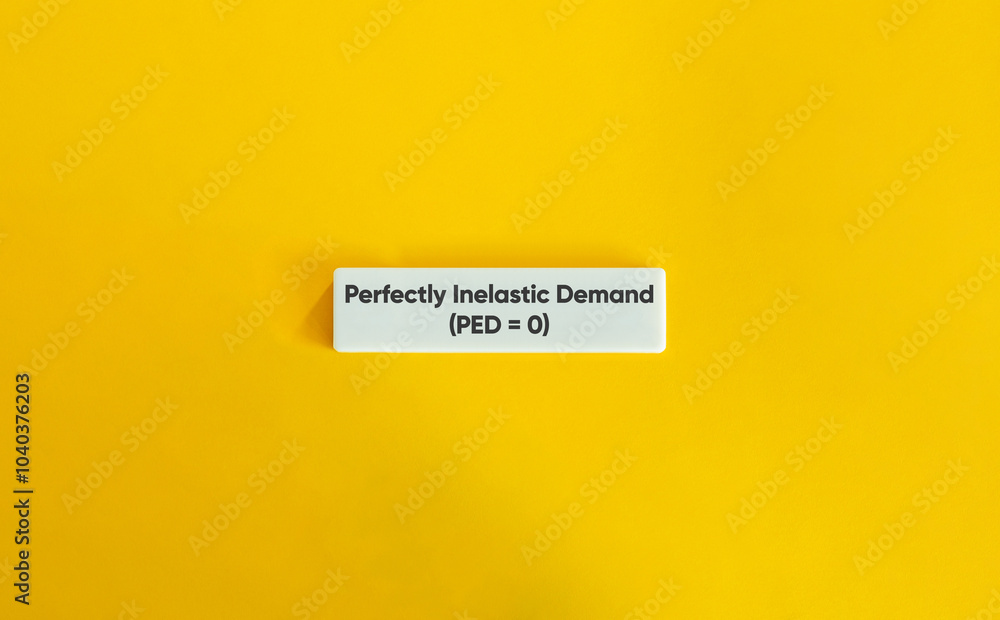 Perfectly Inelastic Demand (PED = 0). Interpretation of Price ...