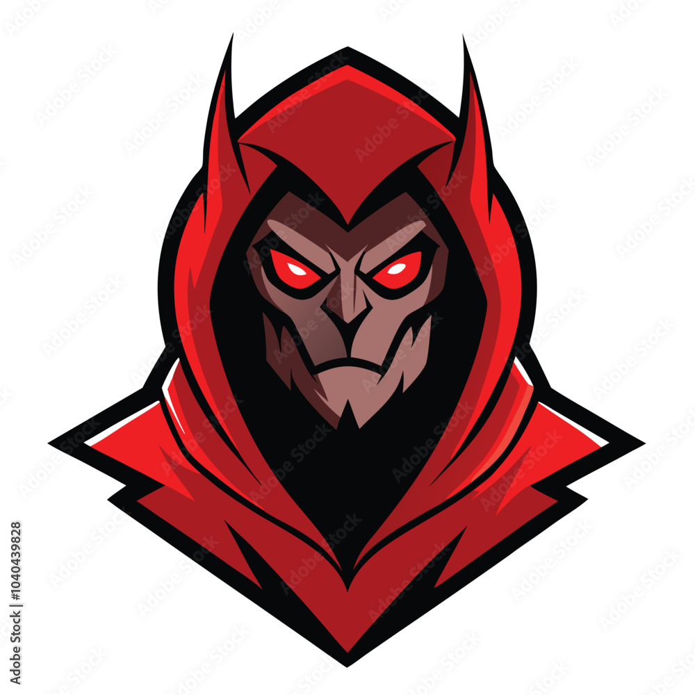 Assassin Head Gaming Mascot Logo Vector – Fierce Esports Avatar ...