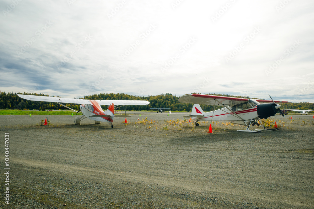 AUGUST 9 2024 - TALKEETNA, ALASKA: K2 Aviation, a flightseeing and ...