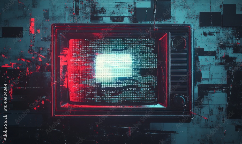 digital pixel glitch abstract error background overlay distorted broken ...