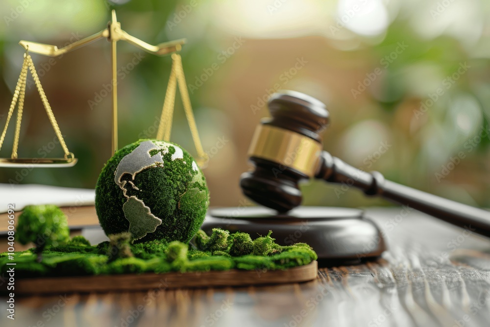 Environmental Protection Law Green Planet Gavel Office International ...