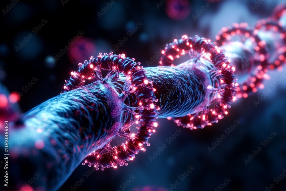 Pixel art depiction of cilia in motion, with tiny pixelated movements ...