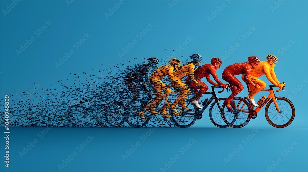 Visually striking and layered depiction showcasing the intensity and ...