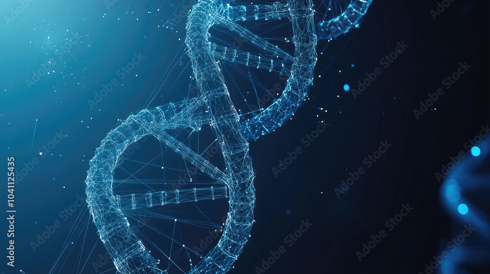 DNA Structure: Exploring the Building Blocks of Life, A Detailed 3D ...