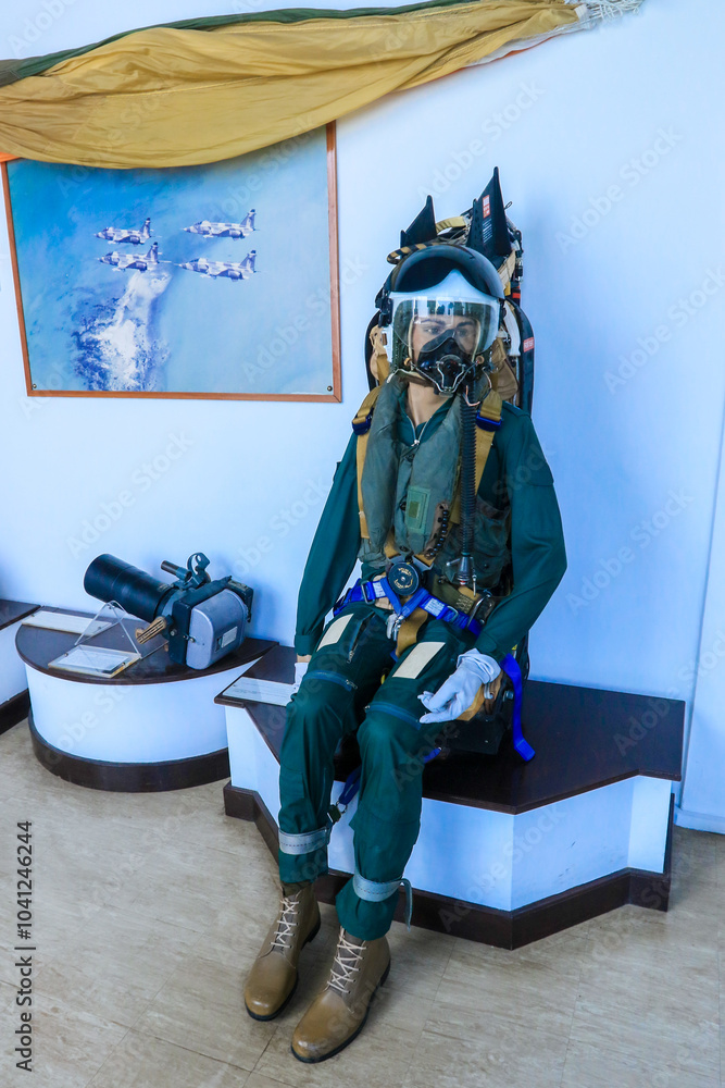 Muscat, Oman - April 10, 2024: Inside the Sultans Armed Forces Museum ...