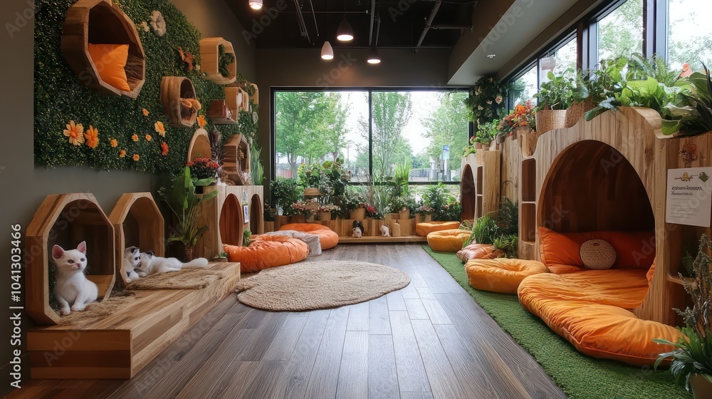 Pet adoption centers focused on eco-friendly practices, ensuring a ...