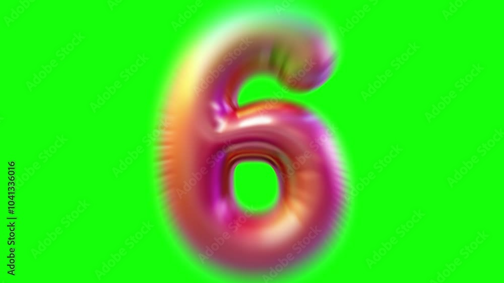 Count clock 1 to 15 second green screen animation motion graphic with ...