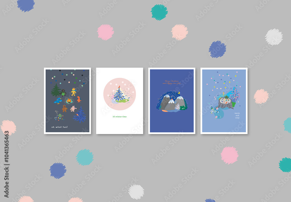Hand Drawn Posters Layout Stock Template | Adobe Stock