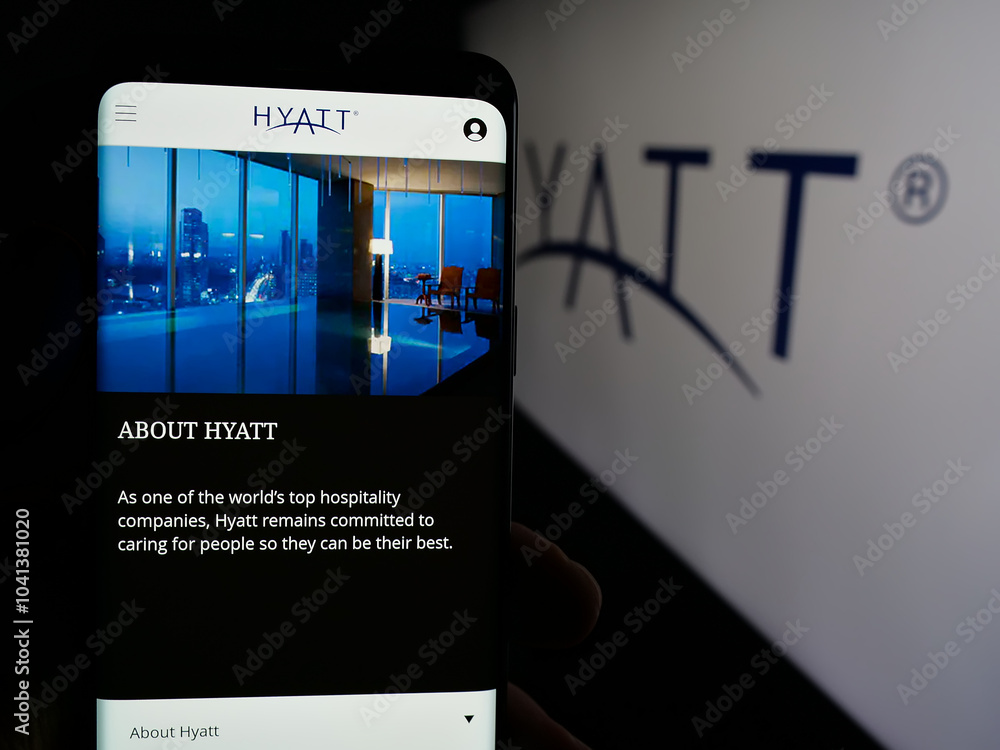 Stuttgart, Germany - 10-16-2024: Person holding mobile phone with ...