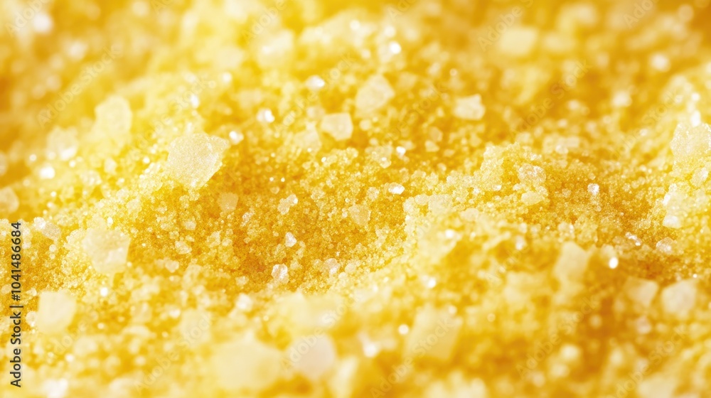 Microscopic view of fine powder Methyl yellow organic compound on ...