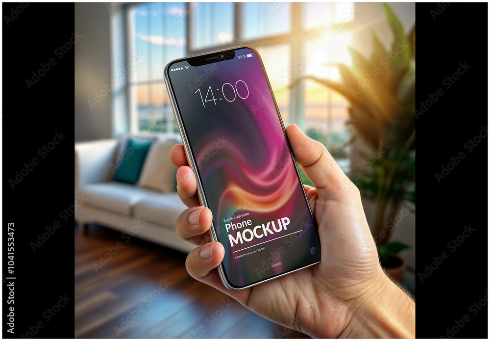 CellPhone Mockup Stock Template | Adobe Stock