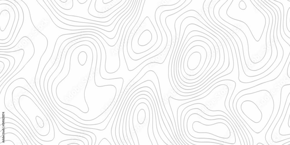Abstract lines seamless pattern and topography map and counter map ...