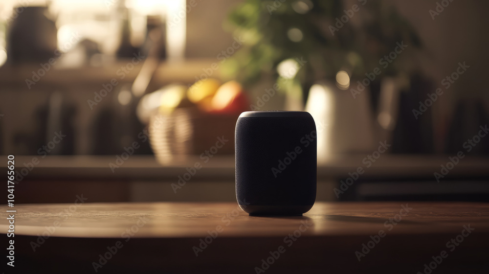 An AI-powered life assistant displayed on a smart speaker, helping ...