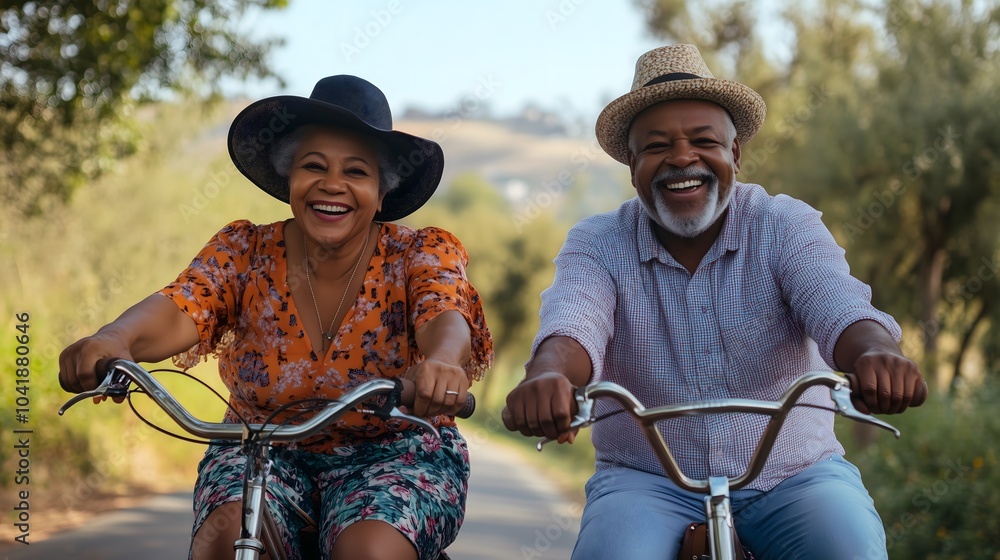 Mature couple finds nature's peace during retirement bike ride ...