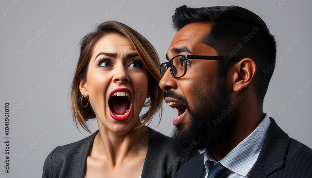 Dynamic expression of frustration during a heated conversation between ...