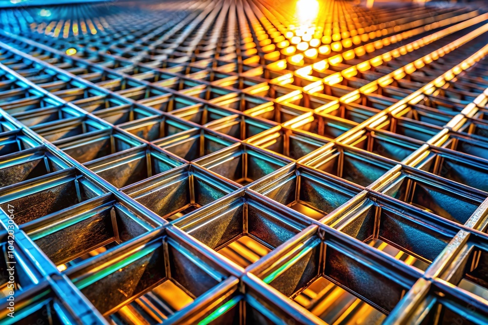 Steel Grating Patterns Collection for Industrial Design and ...