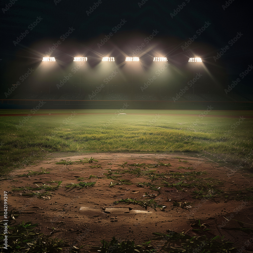 Space Copy Stadium Outdoor Field Baseball sport plate mound softball ...