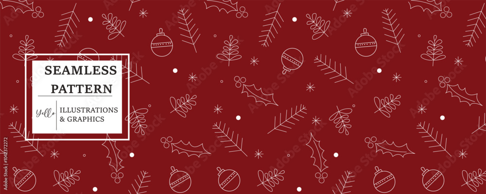 Seamless New Year's Eve pattern. Bard background and white figures in ...