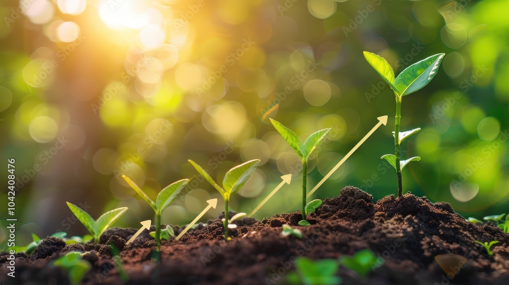 Depicting the stages of plant growth from seed to mature plant ...