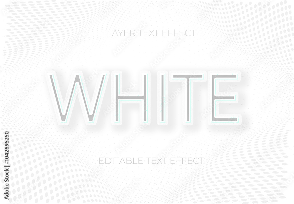 White Text Effect Layout Stock Template | Adobe Stock