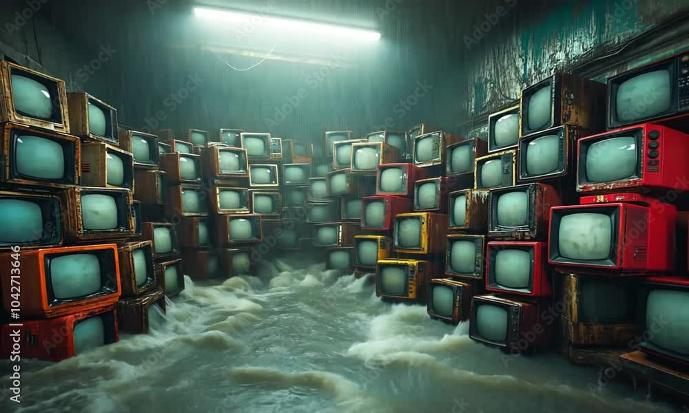 catastrophic water damage incident in electronics Storage facility ...