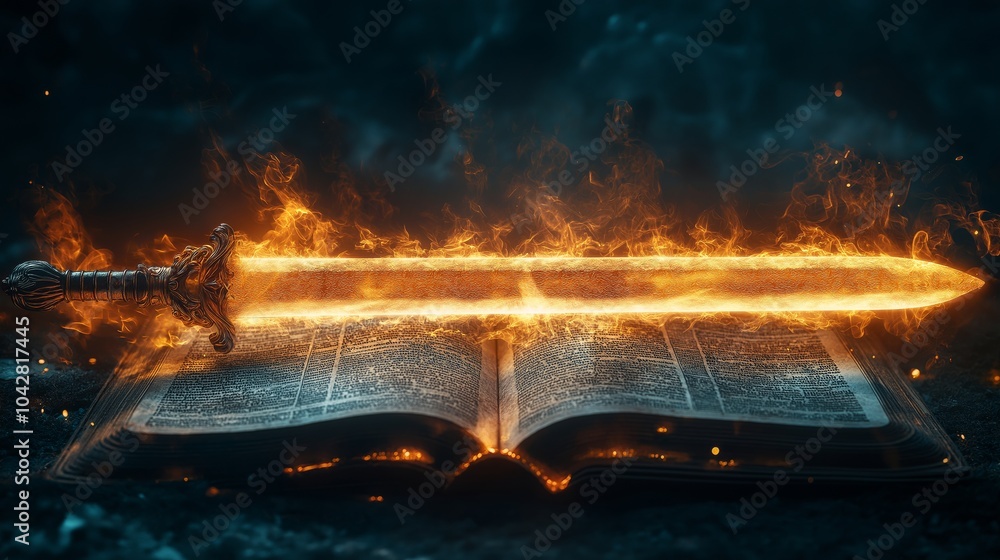 Sword of the Spirit. Holy Bible. For the word of God is living and ...