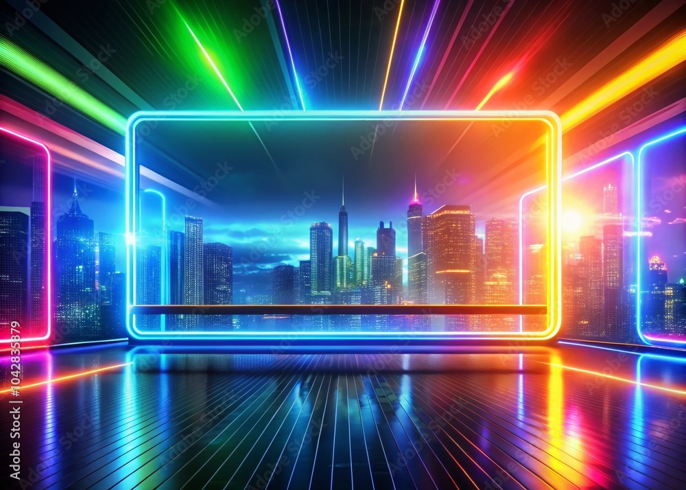 Futuristic Neon Lower Third Animation for News and Events in 4K Quality ...