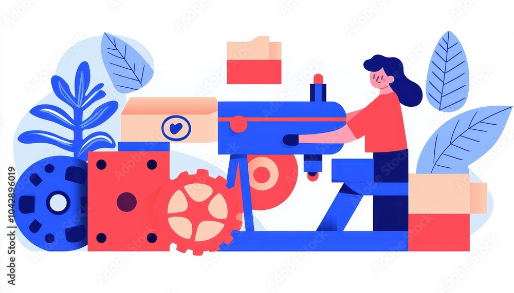 Factory worker caught in machinery, illustrating the critical need for ...