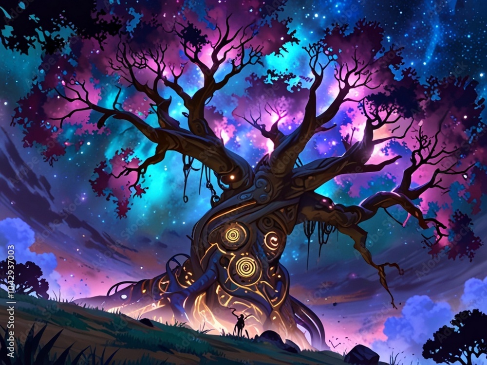 Eye-catching Tree made uniquely designed with vibrant and bright colors ...