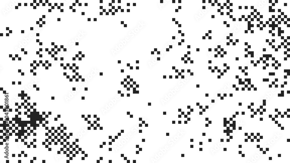 Abstract pixelated interlaced rainbow black and white noise static ...