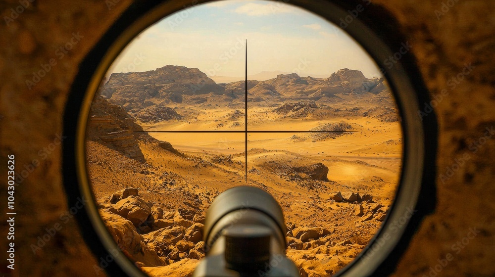Photo & Art Print Crosshairs, weapons, and sniper rifle icons are ...