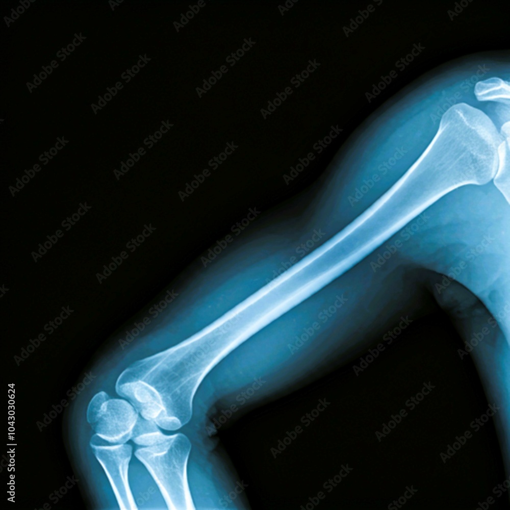X-ray of the arm reveals the complex structure of the hand bones. Stock ...