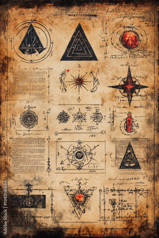 Ancient symbols and mystical geometry unveiling the secrets of esoteric ...