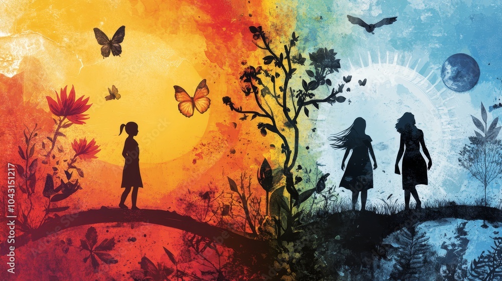 Visualizing the transformation from trauma to healing through struggle ...