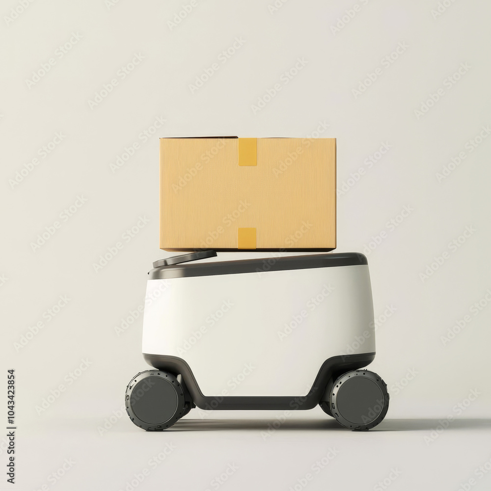 Autonomous delivery robot for efficient transport of food groceries ...