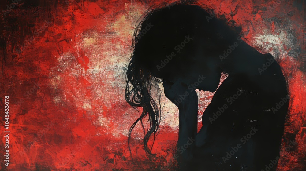 A profound expression of heartbreak and loss capturing the depths of ...