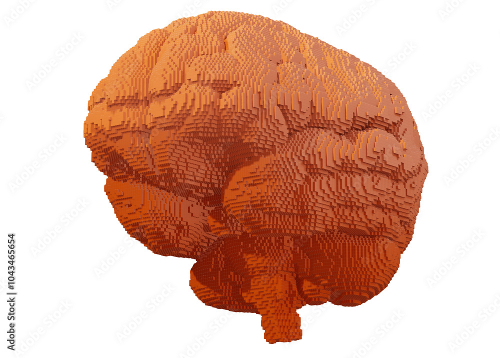 Toy Brick Brain: The brain is constructed entirely from individual ...