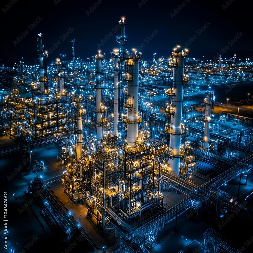 Refinery industry and the icon concept for connecting and exchanging ...