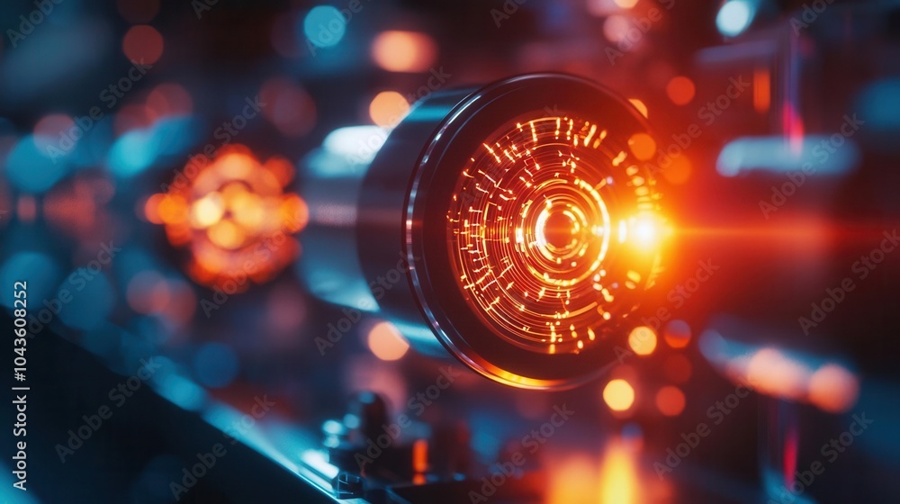 Electron detection use in a high-tech laboratory, electron detection ...