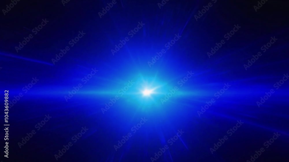 Blue light streak futuristic looping animation footage video background ...